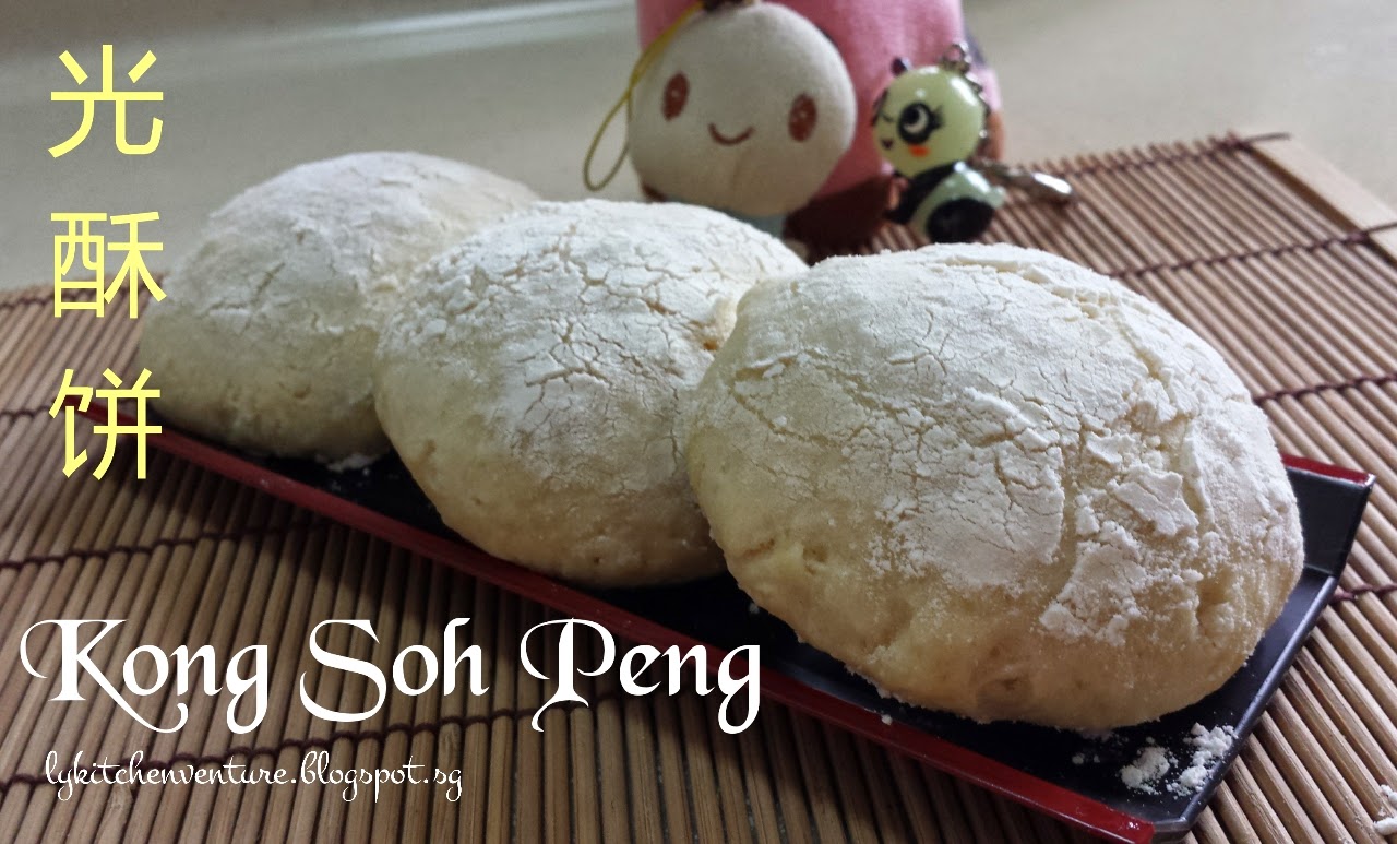 LY's Kitchen Ventures: Guang Su Bing or Kong Soh Peng （光酥饼）